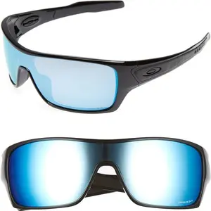 Oakley Turbine Rotor 68mm Polarized Sunglasses - Black/blue