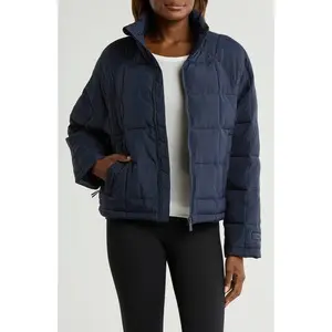 HALFDAYS Nellie Packable Puffer Jacket - Navy