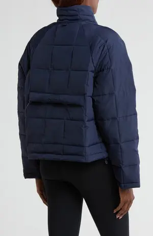 HALFDAYS Nellie Packable Puffer Jacket - Navy