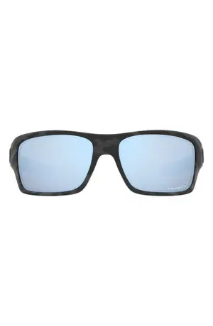 Oakley Turbine Rectangular Sunglasses - Rubber Black