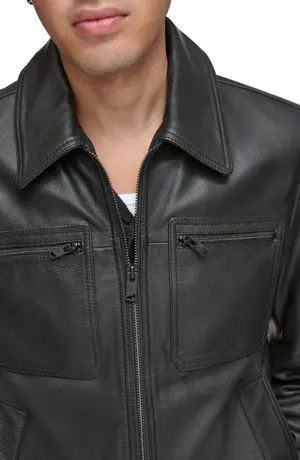 Andrew Marc Clayton Leather Jacket