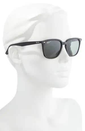 Ray-ban 55mm Square Polarized Sunglasses