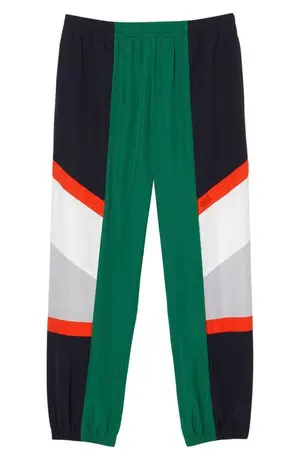 Lacoste Relaxed Fit Colorblock Joggers - Roquette/multico