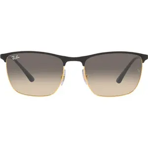 Ray-ban 57mm Gradient Square Sunglasses - Black