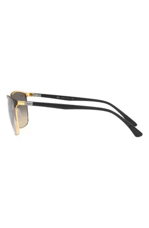 Ray-ban 57mm Gradient Square Sunglasses - Black