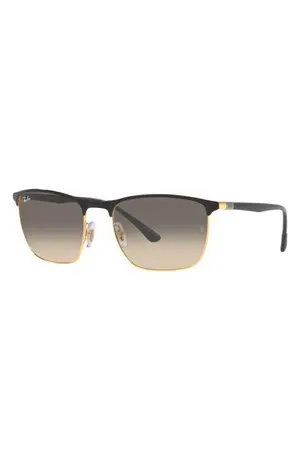 Ray-ban 57mm Gradient Square Sunglasses