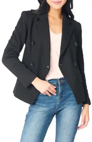 Gibsonlook Straight Hem Blazers For Women