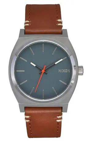Nixon Nixon Time Teller Strap Watch Gunmetal/basalt/sienna