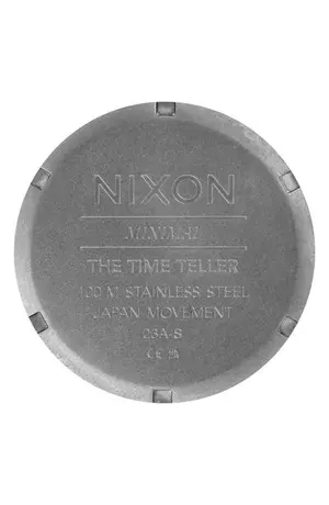 Nixon Time Teller Strap Watch - Lt Gunmetal / Basalt / Sienna