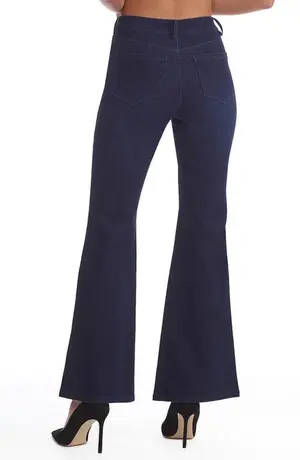 Commando Stretch Denim Flare Leggings - Dark Indigo