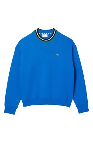Lacoste Loose Fit Crewneck Sweatshirt