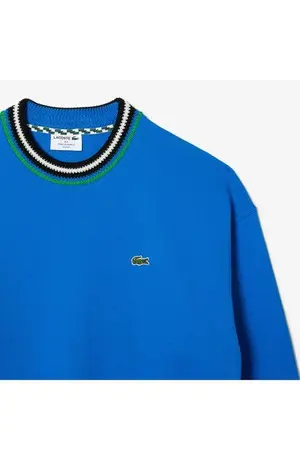 Lacoste Loose Fit Crewneck Sweatshirt