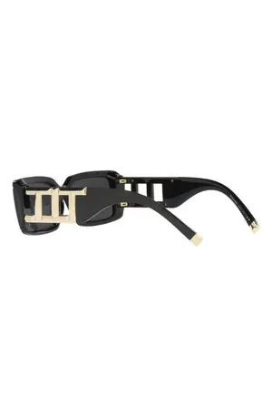 Tiffany & Co. 62mm Oversized Rectangle Sunglasses - Black