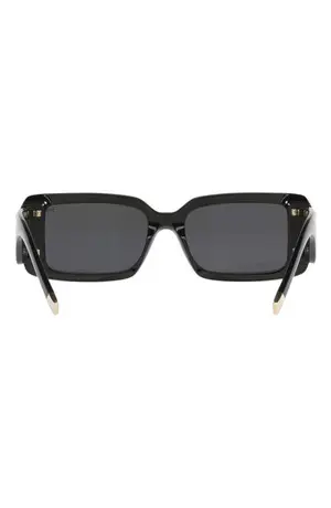 Tiffany & Co. 62mm Oversized Rectangle Sunglasses - Black
