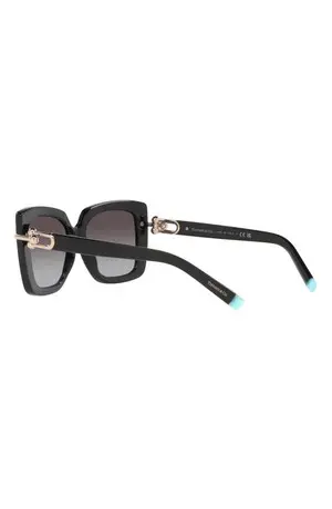 Tiffany & Co. 53mm Butterfly Sunglasses - Black