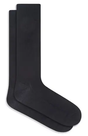 Bugatchi Bugatchi Diamond Cluster Dress Socks Black