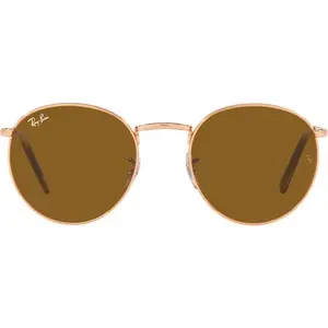 Ray-ban 50mm Phantos Sunglasses - Rose Gold