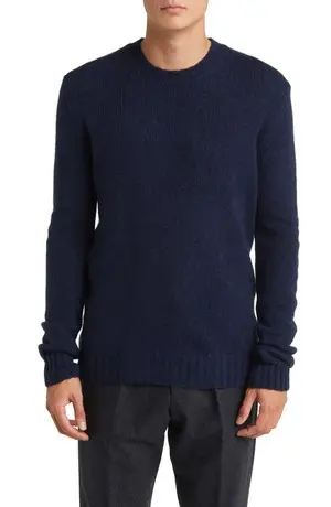 Nn07 Lee 6598 Wool Blend Crewneck Sweater Navy Blue