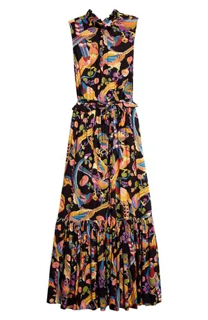 Banjanan Emma Mock Neck Maxi Dress