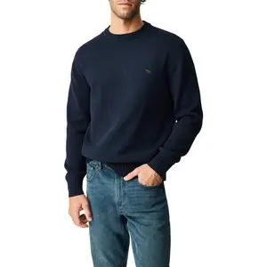 Rodd & Gunn Cotton Crewneck Sweater - Sapphire