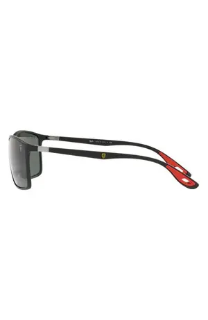 Ray-ban 60mm Rectangular Full Rim Sunglasses
