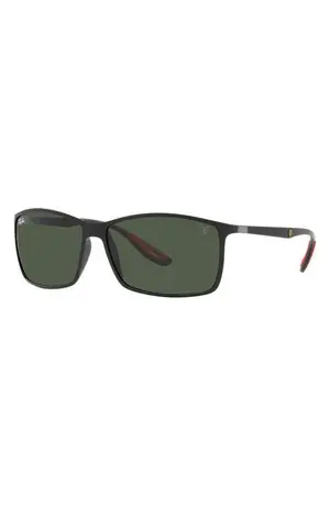 Ray-ban 60mm Rectangular Full Rim Sunglasses