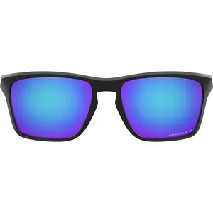 Oakley Sylas 57mm Prizm™ Polarized Keyhole Sunglasses - Black