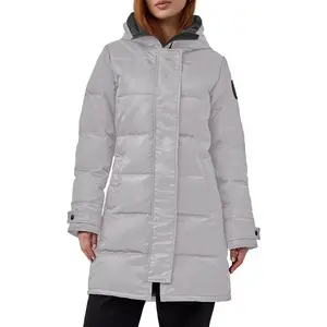 Canada Goose Shelburne Recycled Nylon Down Parka - Willow Grey-gris Saule