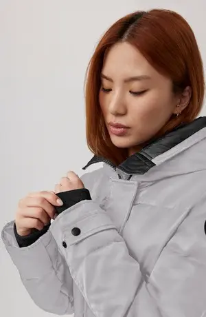 Canada Goose Shelburne Recycled Nylon Down Parka - Willow Grey-gris Saule
