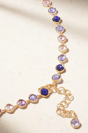 Irene Neuwirth Classic Rose Gold Multi-stone Necklace