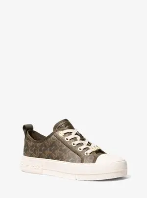 Michael Kors Evy Empire Signature Logo Sneakers