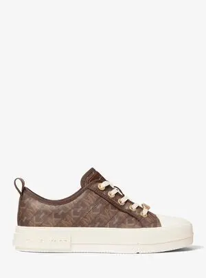Michael Kors Evy Empire Signature Logo Sneakers