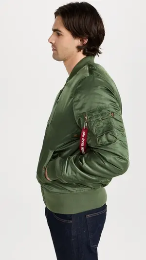 Alpha Industries Ma-1 Mod Bomber Flight Jacket - Sage