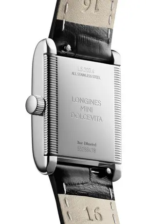LONGINES Mini Dolcevita Strap Watch - Black
