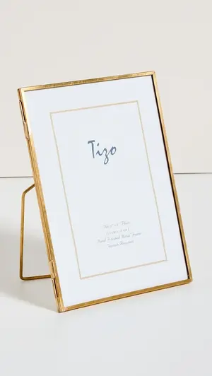 TIZO DESIGN Slim Brass Frame 5x7