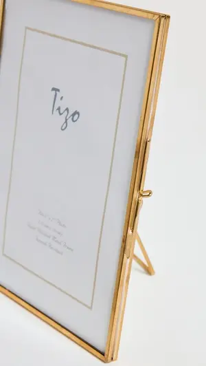 TIZO DESIGN Slim Brass Frame 5x7