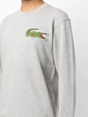Comme Des Garçons Patch Detail Cotton Sweatshirt