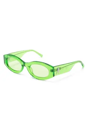 Linda Farrow Berta Oval Sunglasses