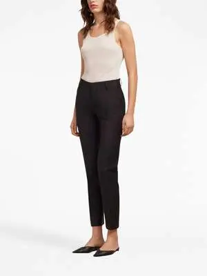 AMI Paris High-waist Tailored Trousers - Black