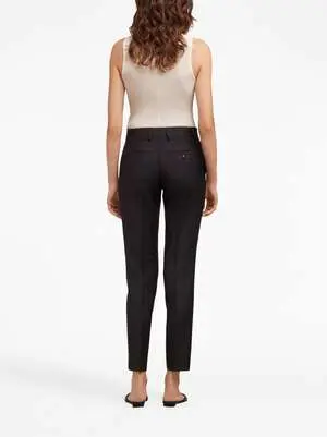 AMI Paris High-waist Tailored Trousers - Black