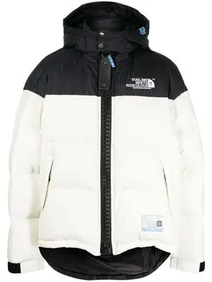 Mihara Yasuhiro Logo-embroidered Padded Jacket - White