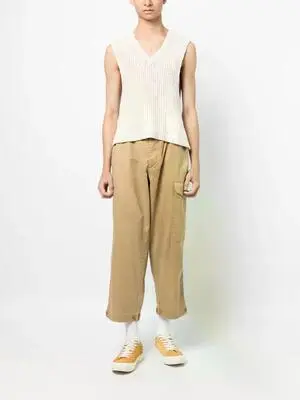 You Must Create Elasticated-waist Cropped Trousers