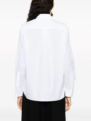 Theory Long-sleeve Cotton-blend Shirt