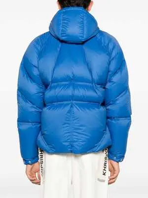 Khrisjoy Quilted Hooded Jacket - Blue