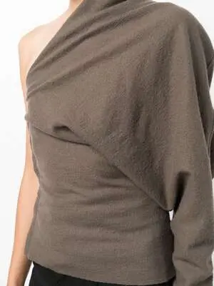 Rick Owens One-sleeve Virgin Wool Top