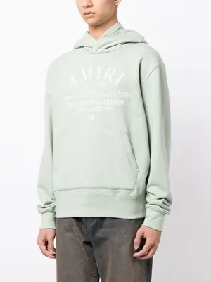 Amiri Logo-print Cotton Hoodie