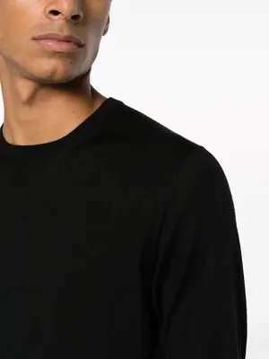 ERALDO Crew Neck Cashmere-blend Jumper - Black