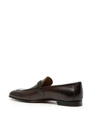 TOM FORD Martin Woven-strap Leather Loafers