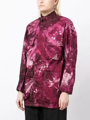 STAIN SHADE Tie-dye Print Jacket - Purple