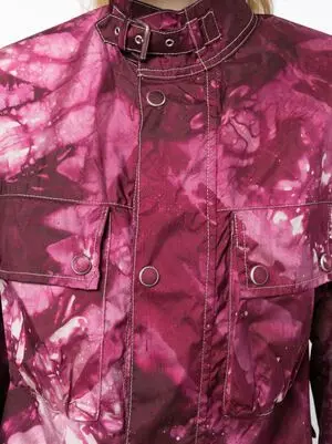 STAIN SHADE Tie-dye Print Jacket - Purple